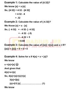 Fractional Part Function in Mathematics - RADIUS JEE